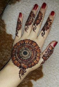 Round Mehndi Designs for hands You Should Definitely Try In 2020
