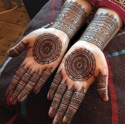 Round Mehndi Designs for hands You Should Definitely Try In 2020