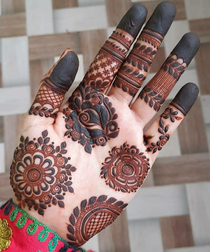 Round Mehndi Designs for hands You Should Definitely Try In 2020