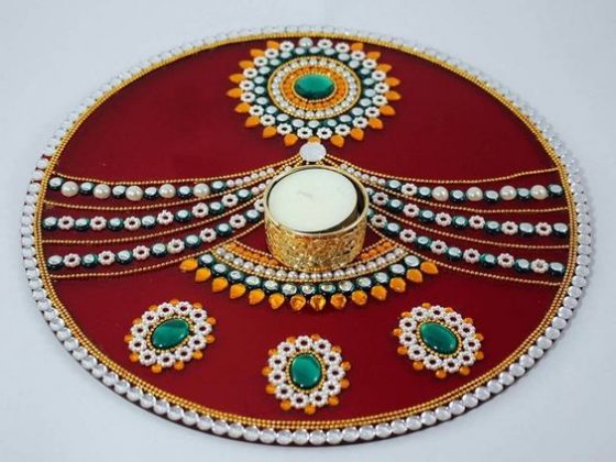 The Best Thali Decoration Images Ideas | Buy Decorated Thali's